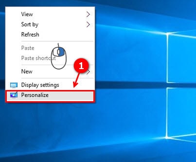 Displaying Control Panel on Windows 10 Desktop