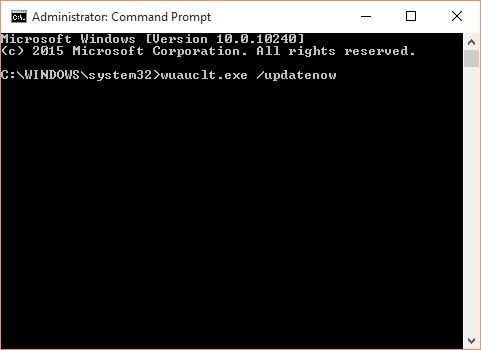 Update Windows 10 using Command Prompt, Upgrade Win 10 via CMD