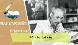 Analyzing the poem 'Lai Tan' by Ho Chi Minh