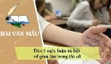 Outline of a social argument on exam cheating: detailed outline, selection