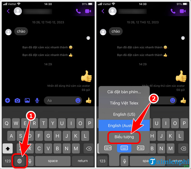 Bí quyết tô điểm màu sắc cho emoji trên Messenger và biến chúng thành ...