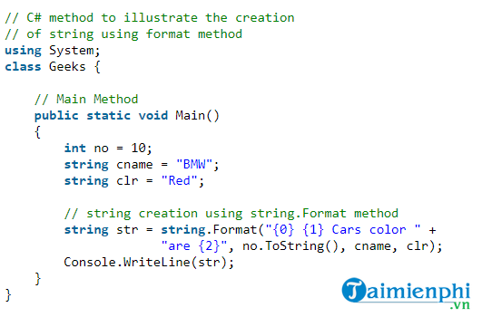 What is a string in C# and how to create one?
