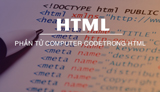 What are the types of Computer Code elements in HTML?