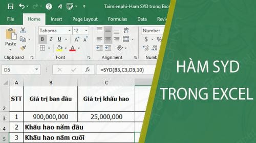 Unlocking Excel's SYD Function: Syntax and Usage Unveiled Unlocking Excel's SYD Function: Syntax and Usage Unveiled