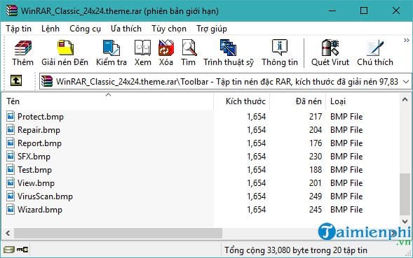 How to Restore Winrar Interface to Classic Default