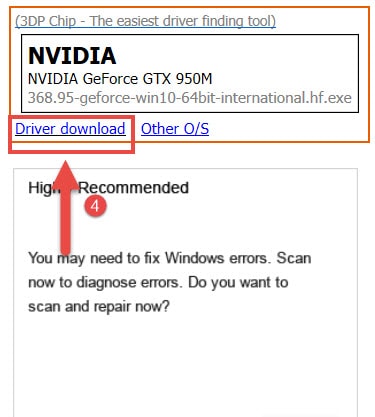 Finding VGA Drivers for Various Laptop Models Using 3DP Chip