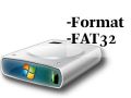 Converting an external hard drive to FAT 32 format