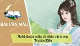 The Art of Character Description in The Tale of Kieu