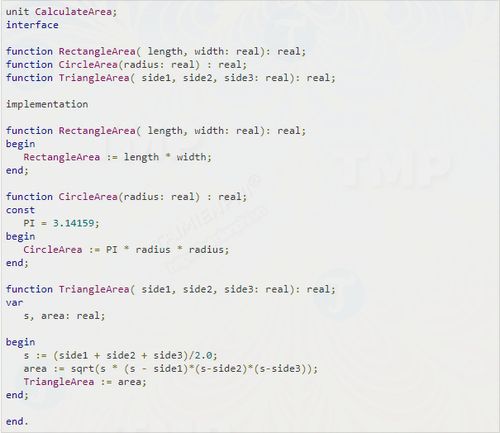 Understanding Units in Pascal: Syntax and Illustrative Examples