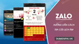Quick Guide to Checking Lunar Calendar on Zalo via iPhone, Android