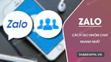 Creating Zalo Group Chats on iPhone and Android Phones