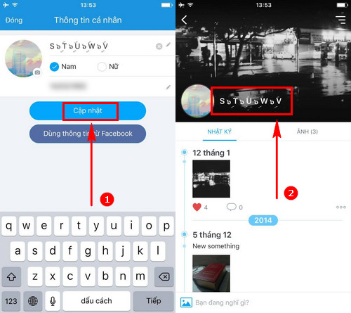 How to Change Zalo Name with Special Characters