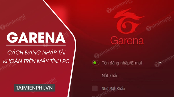 How to Log in to Garena for Online Gaming on PC