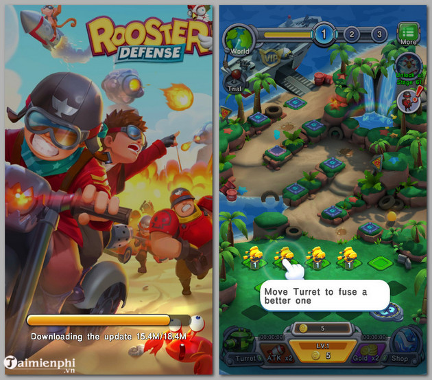 How to Download and Play Rooster Defense Game on iPhone and Android Phones