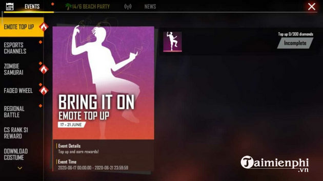How to Get the Bring It On Emote for Free in Free Fire