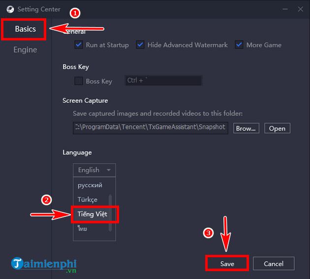 Guidelines for Switching Language to Vietnamese in GameLoop