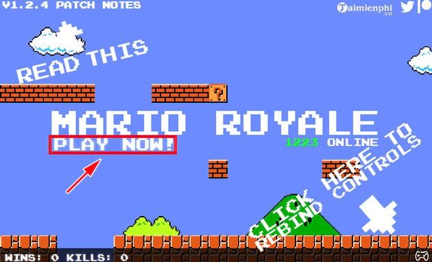 How to play Super Mario Bros, Mario Royale on the web browser