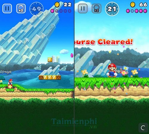 Explore the World Tour mode in Super Mario Run
