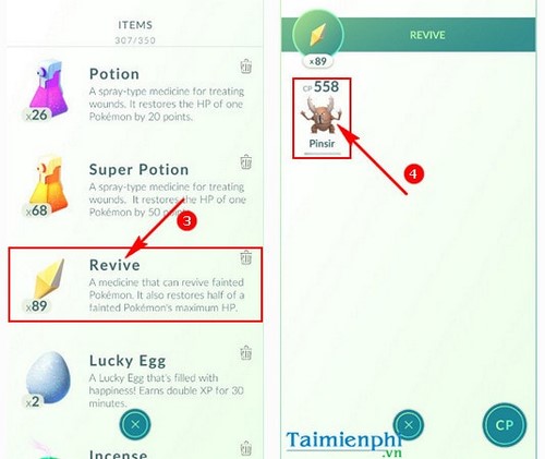 How to Revive Pokemon During Gym Battles in Pokemon Go