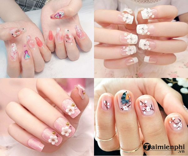 Compilation of the Hottest Tet Nail Designs in 2023