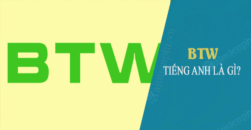 Wondering about BTW, its abbreviation in English?