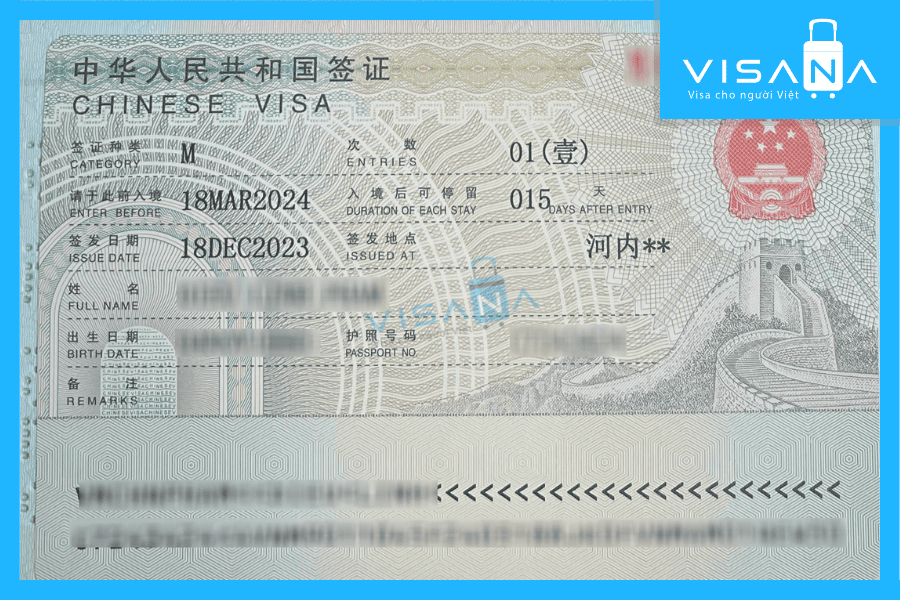 [Tổng hợp] Hướng dẫn và thủ tục xin visa Trung Quốc năm 2024