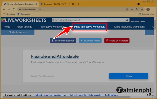 Creating Online Exercise Sheets With Liveworksheets