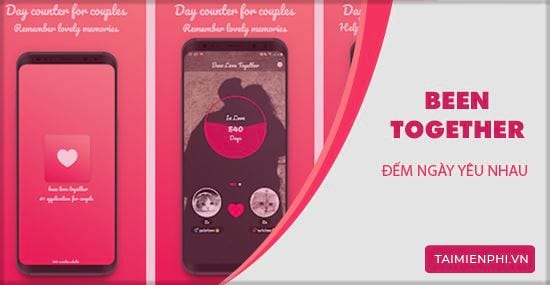 Counting Love Days with Been Together on Your Phone