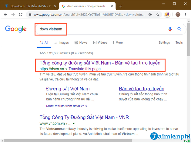 Troubleshooting Issues with DSVN for Online Train Ticket Purchase