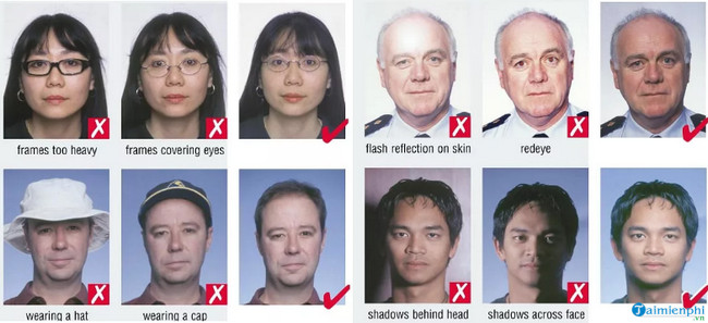 What are the ICAO standards for passport and visa photos?