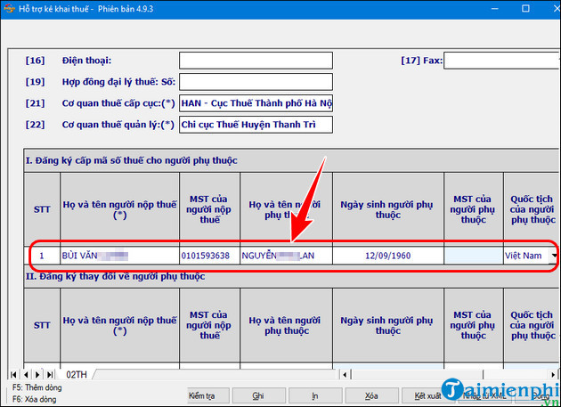 How to declare dependent reduction on HTKK