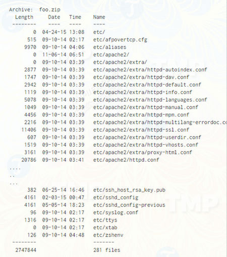 Extracting Zip Files On Linux