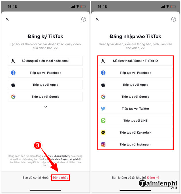 Logging into TikTok, How to log into TikTok, Access TikTok with Google, ID