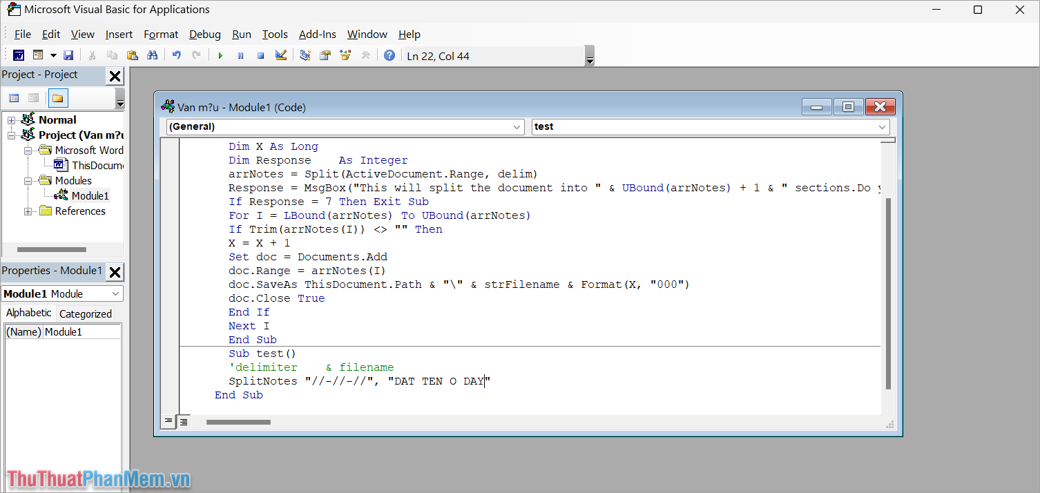Efficient Method to Split Word Files into Multiple Smaller Documents