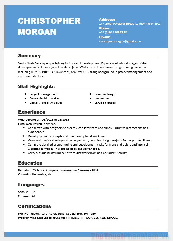 Discover the most impressive personal profile templates
