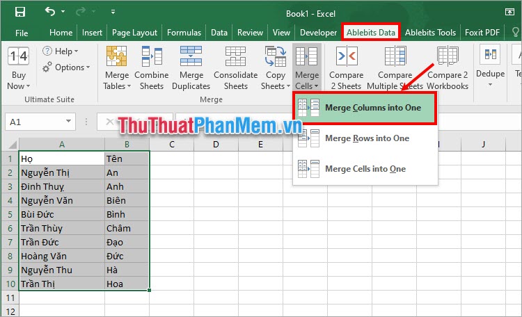 How to Merge Columns in Excel Without Losing Data