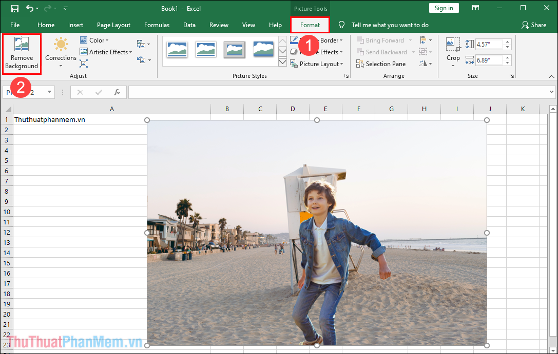 Erase Backgrounds with Excel