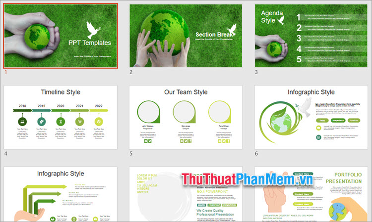 The Most Beautiful PowerPoint Templates for Environmental Protection
