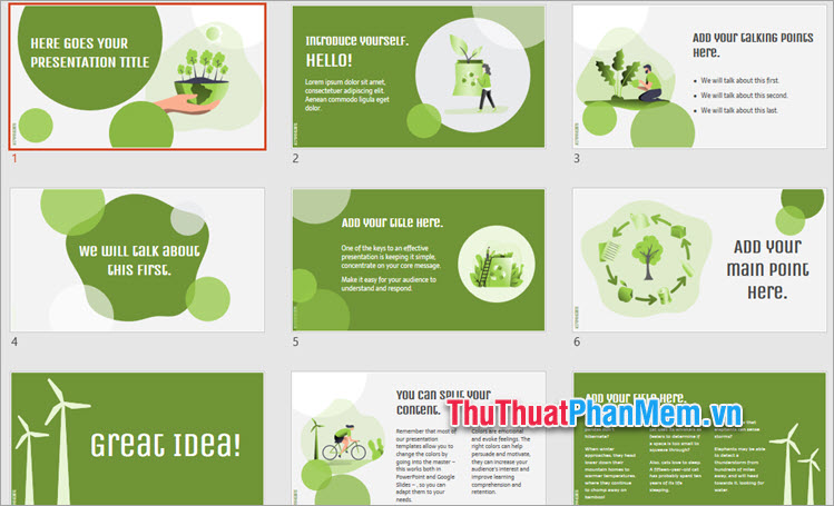 The Most Beautiful PowerPoint Templates for Environmental Protection