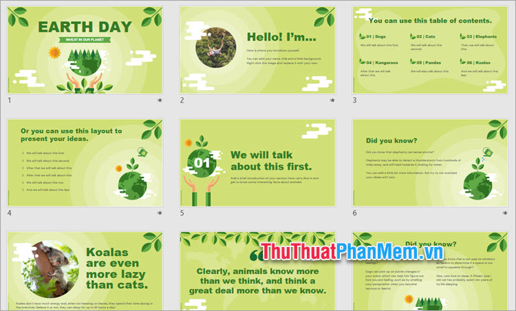 The Most Beautiful PowerPoint Templates for Environmental Protection