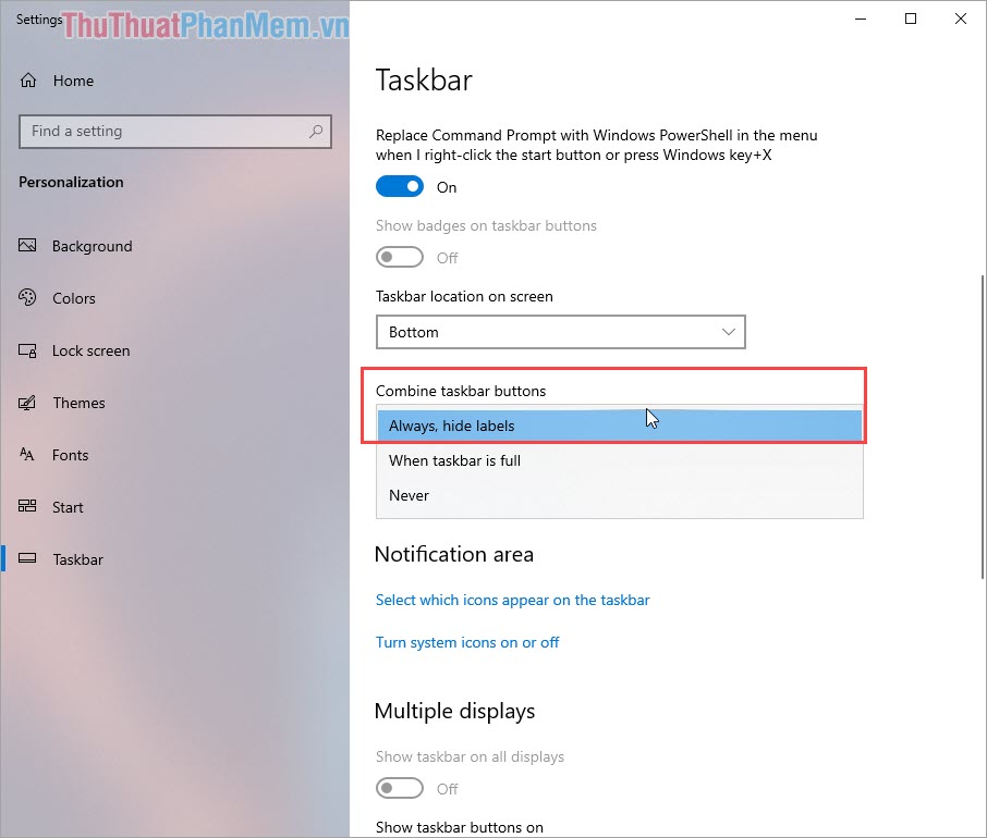 How to Minimize the Taskbar on Win 10