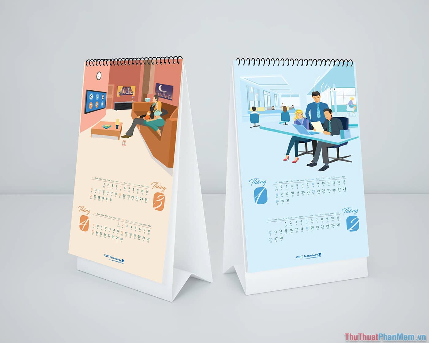 Standard and Common Desk Calendar Sizes