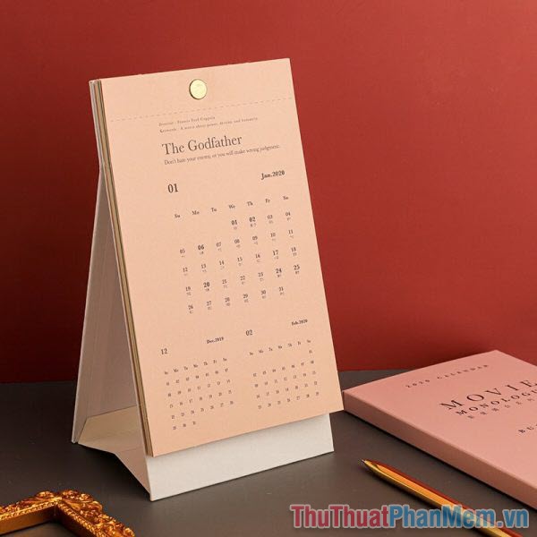 Standard and Common Desk Calendar Sizes