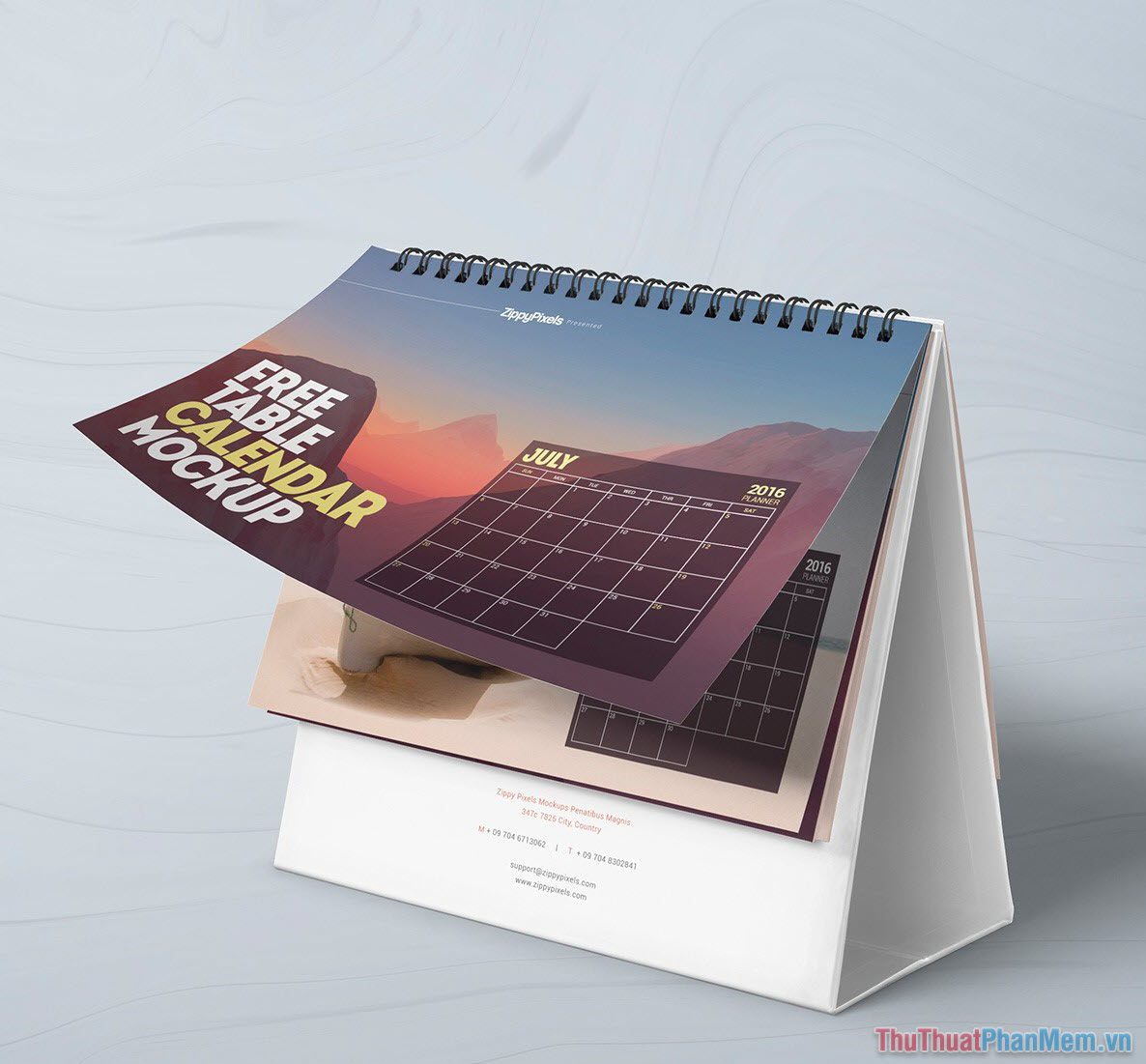 Standard and Common Desk Calendar Sizes