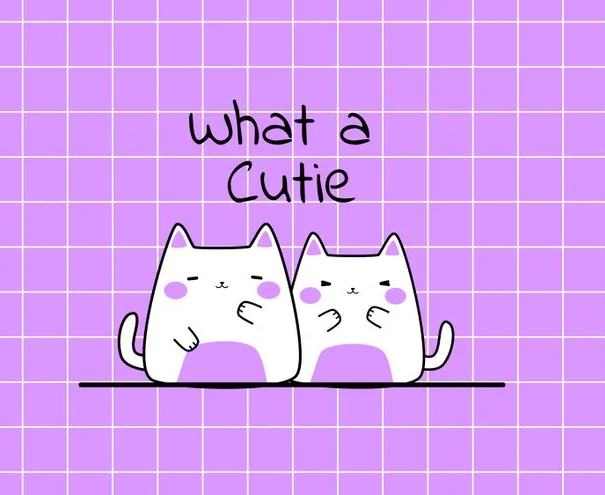 Adorable purple avatars