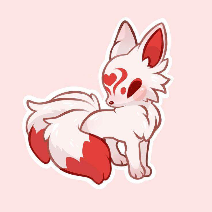 The most adorable and charming chibi fox images
