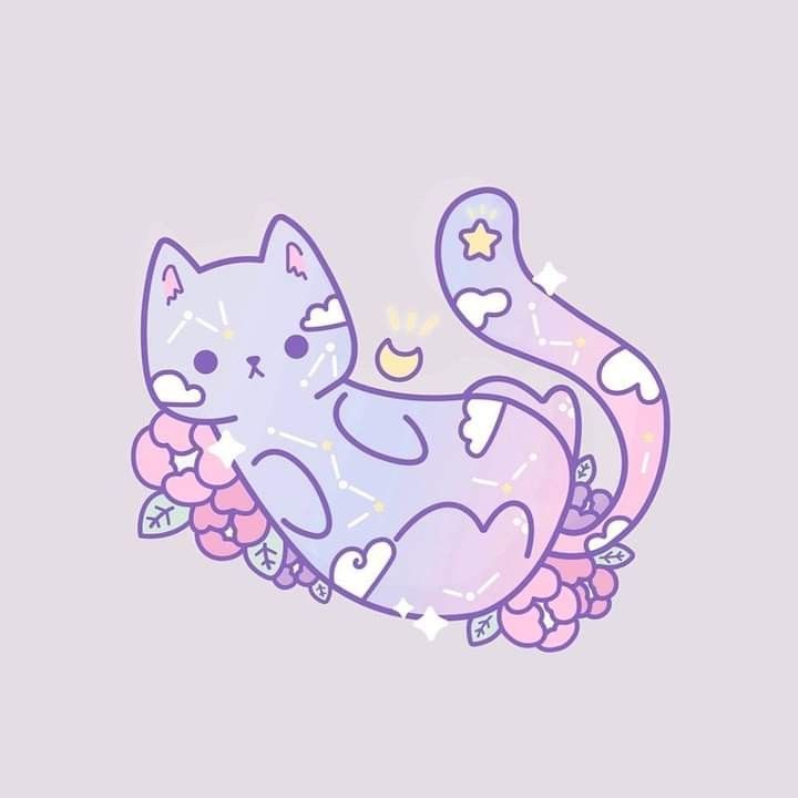 Adorable purple avatars
