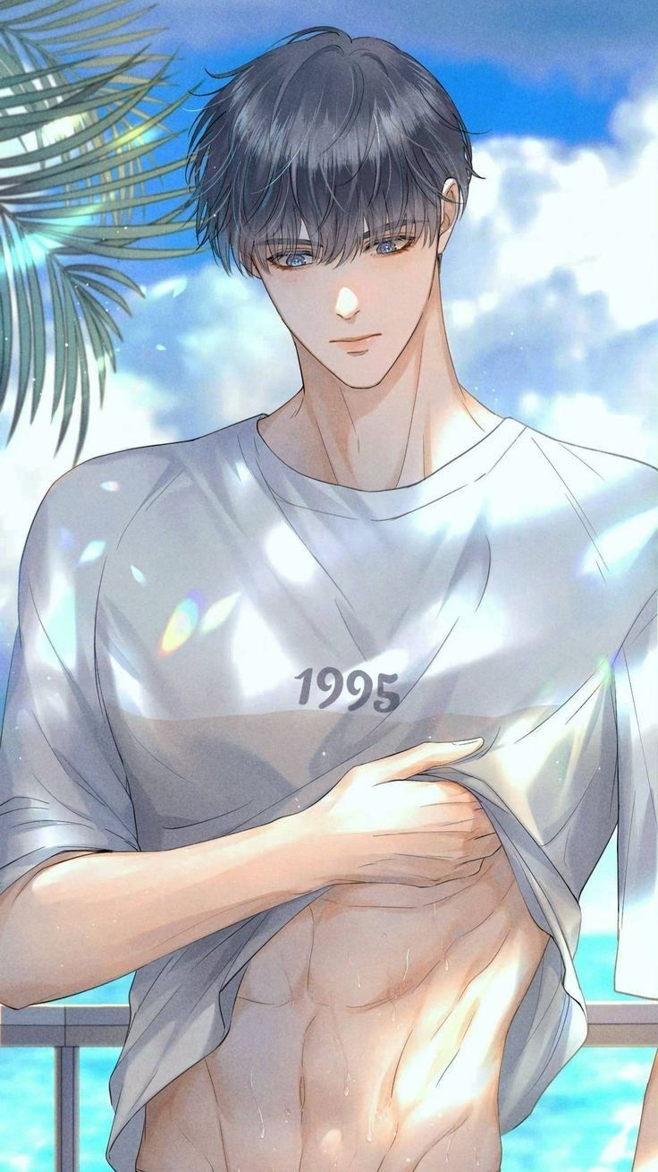Stunning Images of Handsome Anime Men with Six-Pack Abs