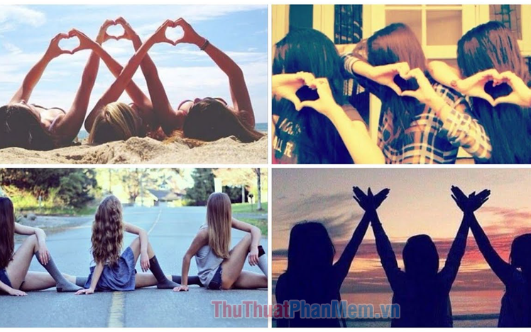 The Most Beautiful and Stylish Trio Group Avatar