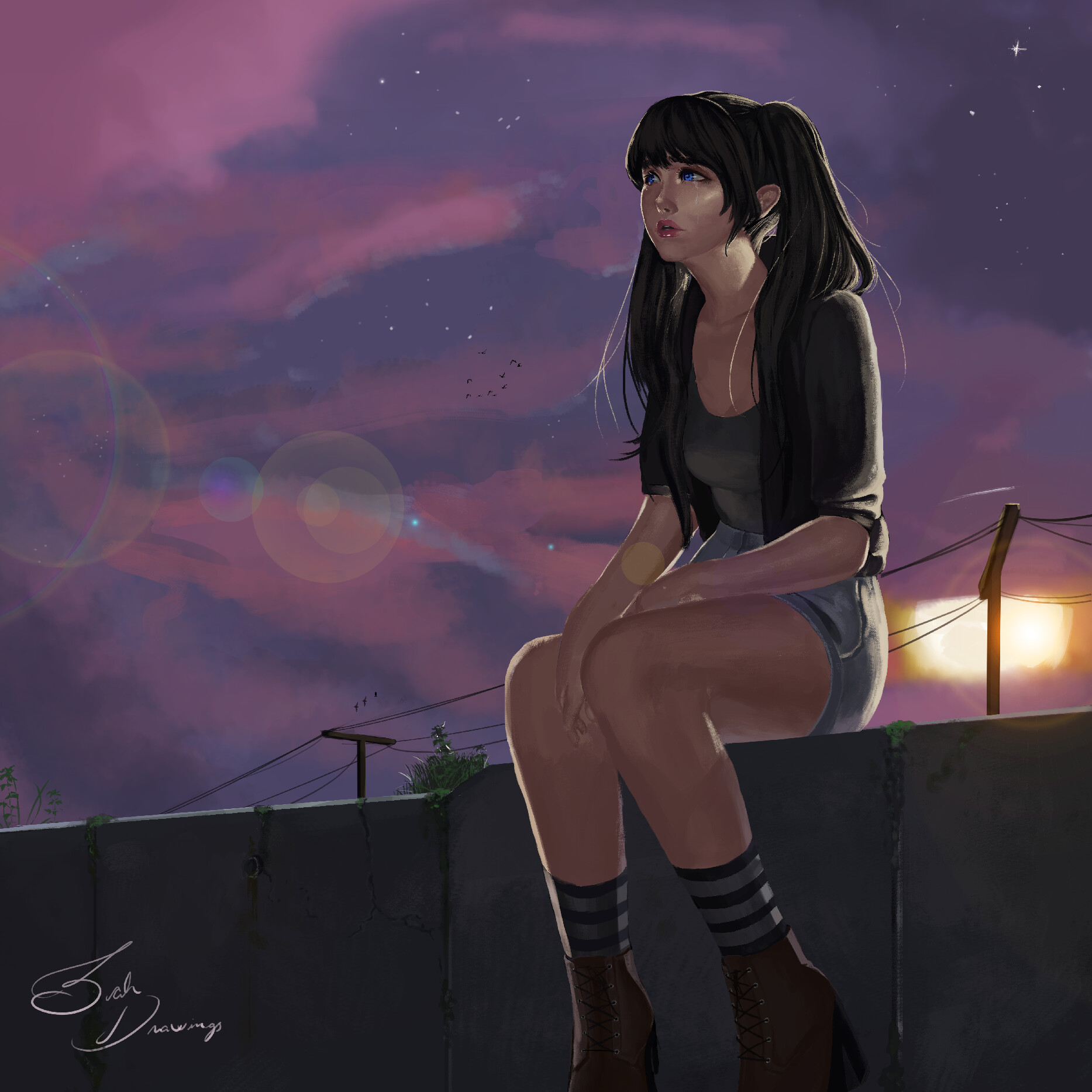 999+ Sad female images for avatars and mood-related statuses